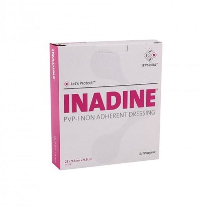 Buy Inadine PVP-I, Non Adherent Dressing – 9.5 cm x 9.5 cm – On Sale ...